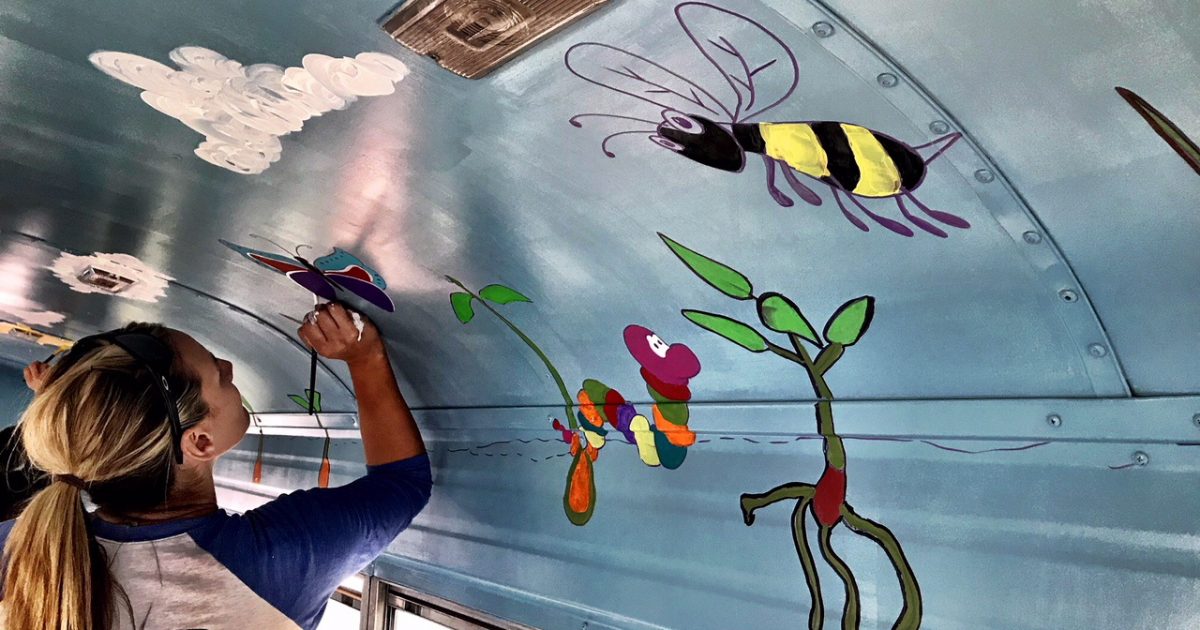 The Return of Gus the Bus – Cartwright Elementary School Garden…